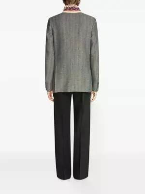 Dries Van Noten Double-breasted Wool Blazer