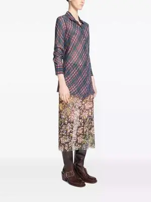 Dries Van Noten Fitted Lurex Shirt