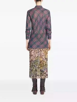 Dries Van Noten Fitted Lurex Shirt