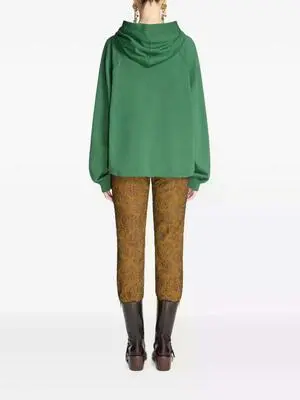 Dries Van Noten Draped Cotton Hoodie