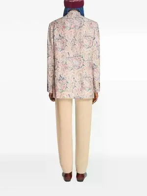 Dries Van Noten Jacquard Double-breasted Blazer