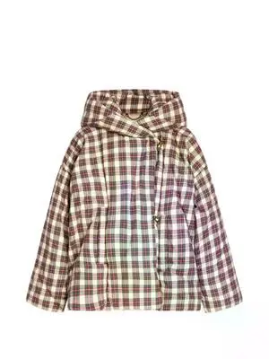 Dries Van Noten Checked Flannel Puffer Jacket