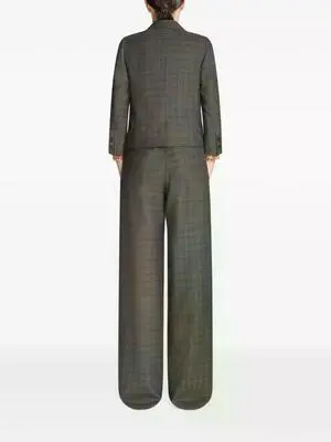 Dries Van Noten Checked Wool Blazer