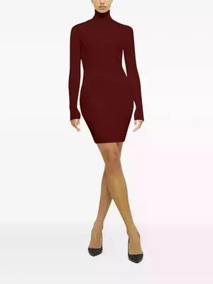 Wolford Merino Ribbed-knit Mini Dress