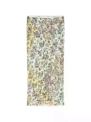 Dries Van Noten Jacquard Midi Skirt - Green
