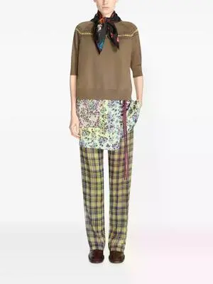 Dries Van Noten Silk Square Scarf - Black