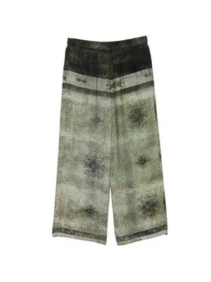 ZIGGY CHEN Printed Drawstring Trousers