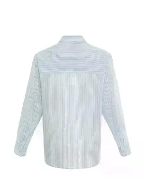 SOLID HOMME Striped Cotton Shirt