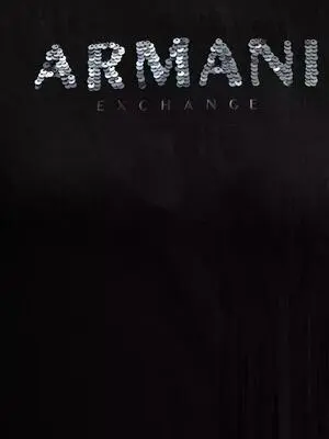Armani Exchange Sequin-logo T-shirt