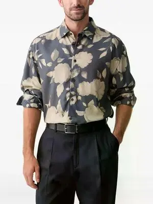 JOOP! Floral-print Long-sleeve Shirt