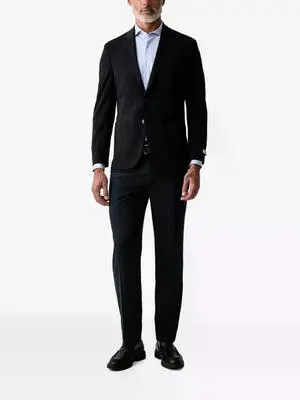 Karl Lagerfeld Micro-check Single-breasted Blazer