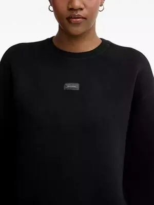 Armani Exchange Crewneck Sweatshirt With Logo Patch