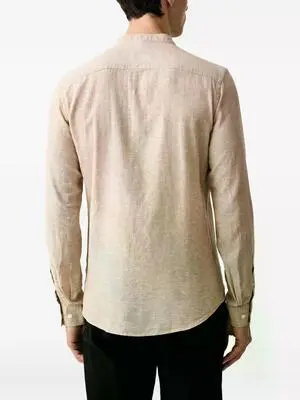 LINDBERGH Mandarin-collar Chest-pocket Shirt