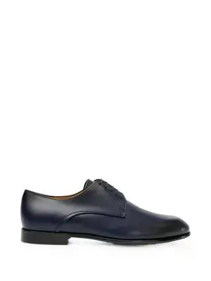FERRAGAMO Fosco Leather Derby Shoes