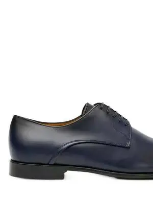 FERRAGAMO Fosco Leather Derby Shoes