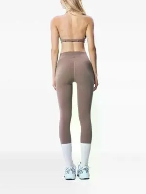 GOD SAVE QUEENS Twist-front Halterneck Crop Top