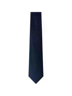 HACKETT LONDON Solid Twill Neck Tie - Blue