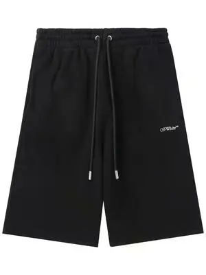 Off-White Logo-printed Shorts - Black