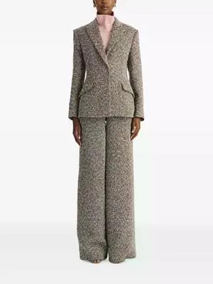 Oscar De La Renta Tweed Single-breasted Blazer