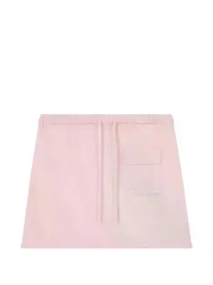 REST&RECREATION Drawstring Knitted Mini Skirt - Pink