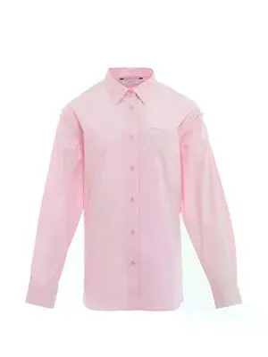 PUSHBUTTON Cut-out Detail Shirt - Pink