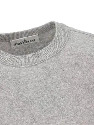 Stone Island Logo-patch Crew-neck Sweater