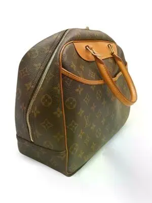 LOUIS VUITTON Monogram Deauville Handbag - Brown