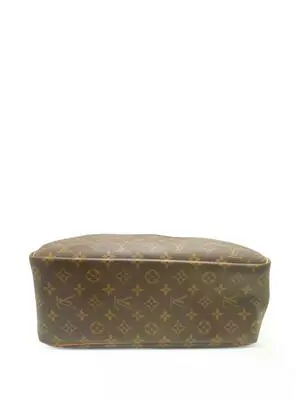LOUIS VUITTON Monogram Deauville Handbag - Brown