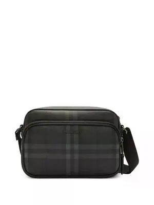 Burberry City Check-pocket Crossbody Bag - Black