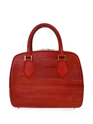LOUIS VUITTON 1999 Sablon Handbag - Red