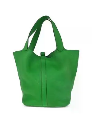 Hermès 26 Picotin Lock Tote Bag - Green
