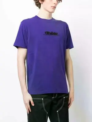 Off-White Logo-embroidered Cotton T-shirt