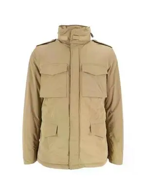 Aspesi Minifield Jacket With High Neck And Concealed Zip