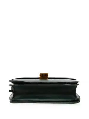 Celine 2018 Medium Calfskin Classic Box Crossbody Bag - Green