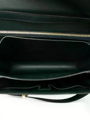Celine 2018 Medium Calfskin Classic Box Crossbody Bag - Green