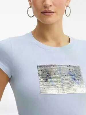 Armani Exchange Sequin-embellished T-shirt