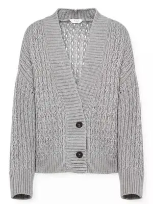 Malo Anna Cable-knit Cashmere Cardigan