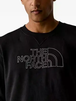 The North Face Drew Peak Light Logo-embroidered Crew-neck Sweatshirt