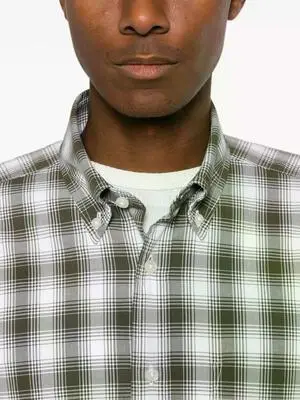 BOSS Check-pattern Button-down Shirt