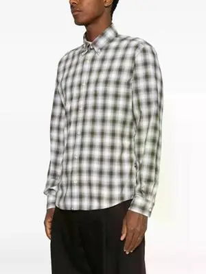 BOSS Check-pattern Button-down Shirt
