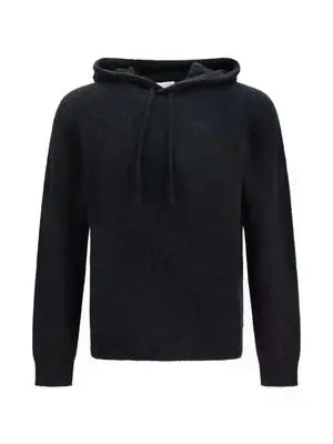 ROBERTO COLLINA Drawstring Hoodie - Black