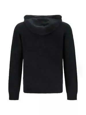 ROBERTO COLLINA Drawstring Hoodie - Black