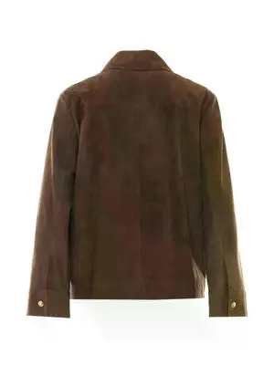 Max Mara Suede Classic Collar Jacket