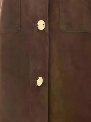Max Mara Suede Classic Collar Jacket