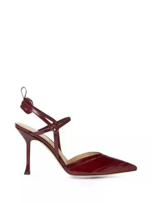 Fendi Very Colibrì Pointed-toe Strap Pumps - Red