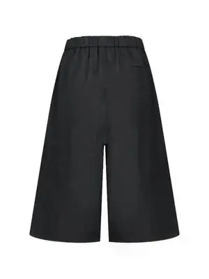 AMOMENTO Double-tuck Wide-leg Shorts