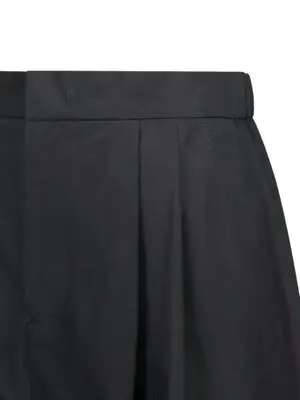 AMOMENTO Double-tuck Wide-leg Shorts