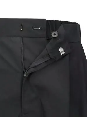 AMOMENTO Double-tuck Wide-leg Shorts