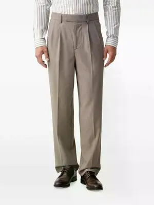 LINDBERGH Pleated Tailored-cut Trousers