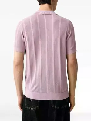 Karl Lagerfeld Pointelle-knit Button-down Shirt